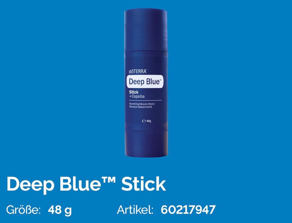 Deep Blue Stick | Kaufen auf Ricardo