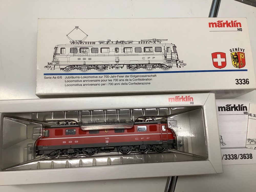 MÄRKLIN 3336 SBB JUBILÄUMSLOK, IN OVP, SCHÖN, H0, WS, ANALOG (Gebraucht ...