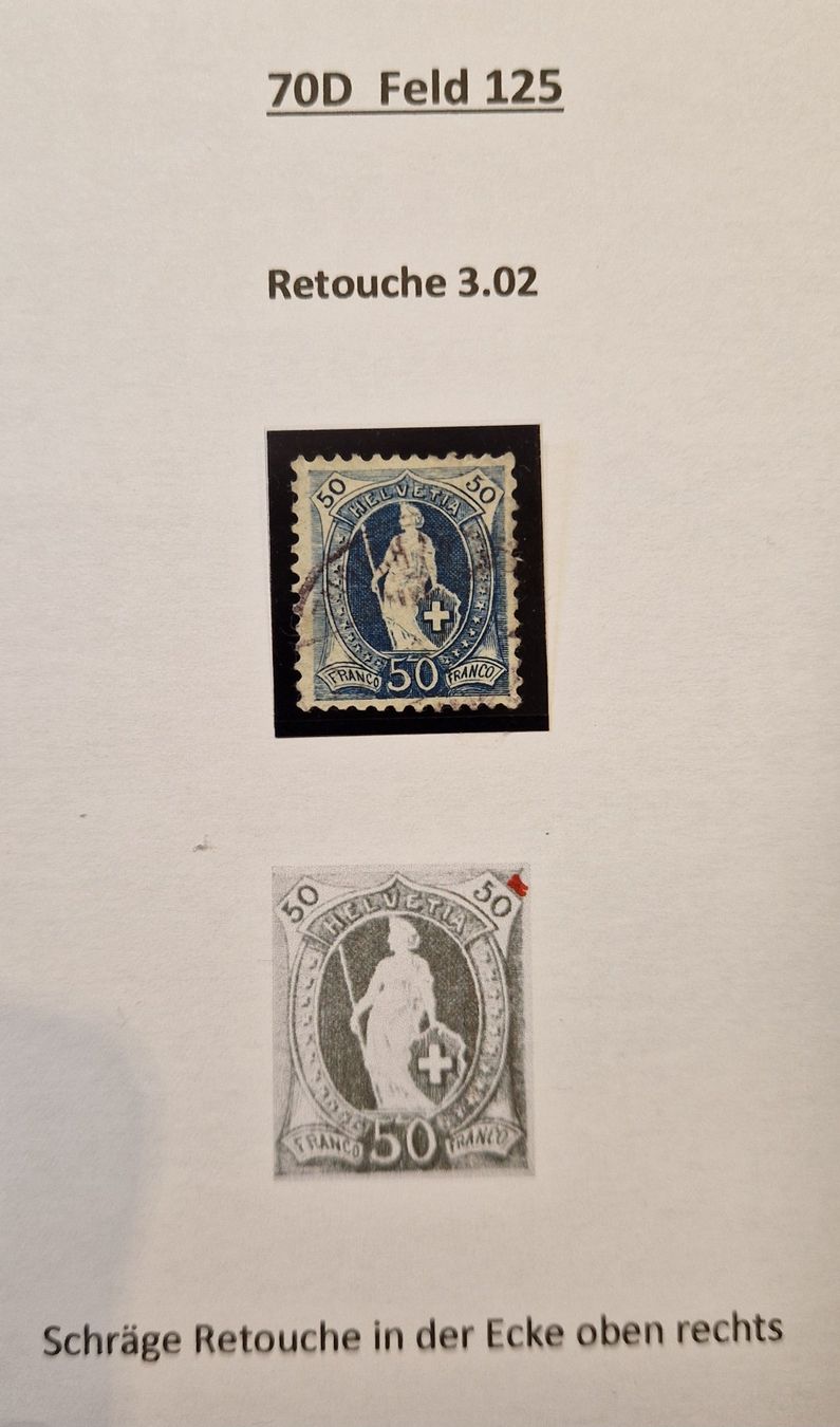 70D.3.02 Schräge Ret. in der Ecke oben rechts Feld 125 (Gebraucht) in ...