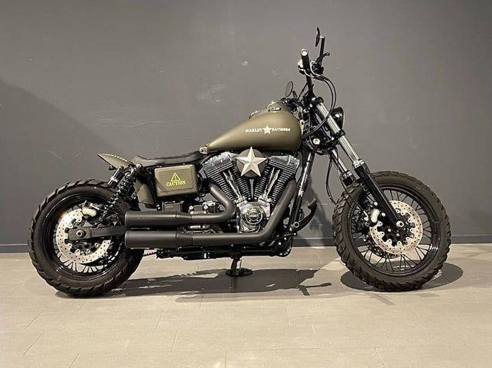 Harley-Davidson Dyna Lowrider Umbau Army Look (Gebraucht) in Rickenbach ...