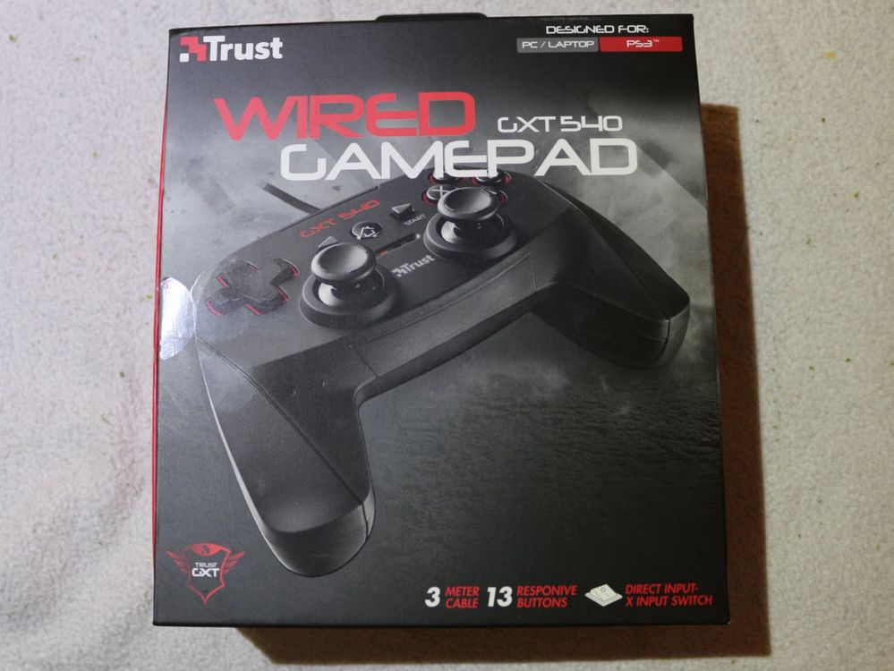 Trust Gaming Wired Gamepad GXT 540 mit OVP (Gebraucht) in Roveredo GR ...