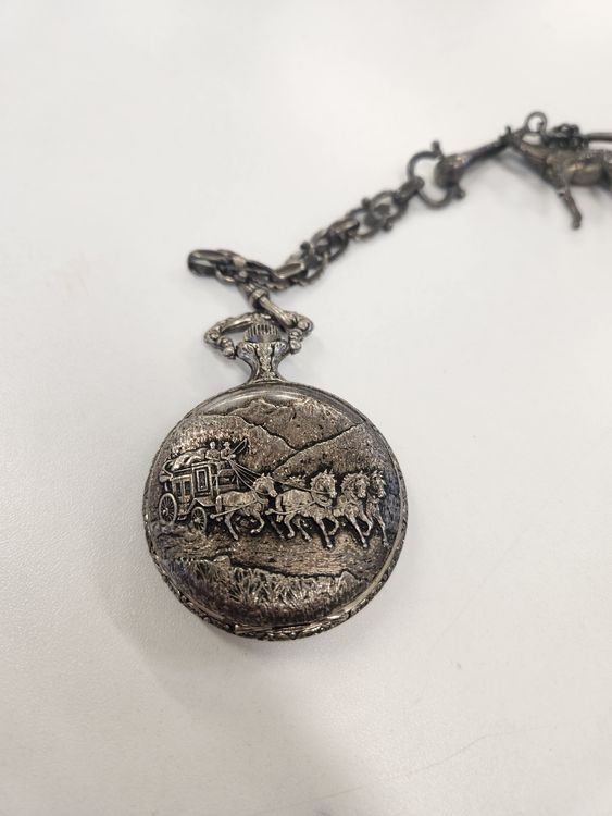 Taschenuhr mit Pferde und Pferde Kette Handaufzug jöel Lomba (Gebraucht) in Reiden für CHF 49 ...