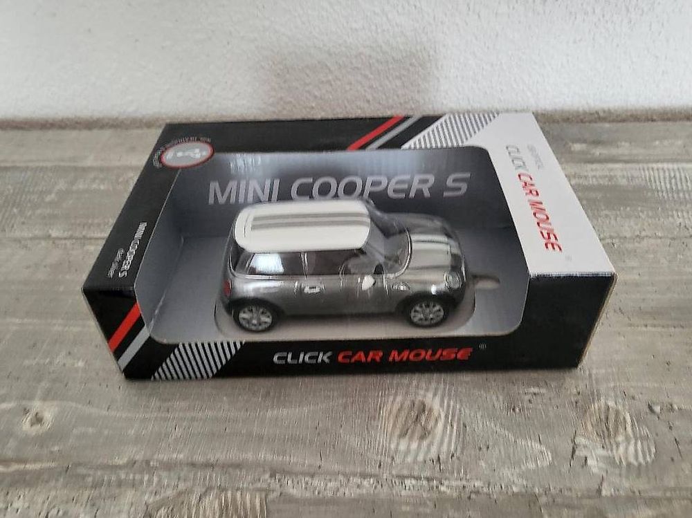Click Car Mouse Mini Cooper S grey/grau USB optical 800dp (Neu und ...