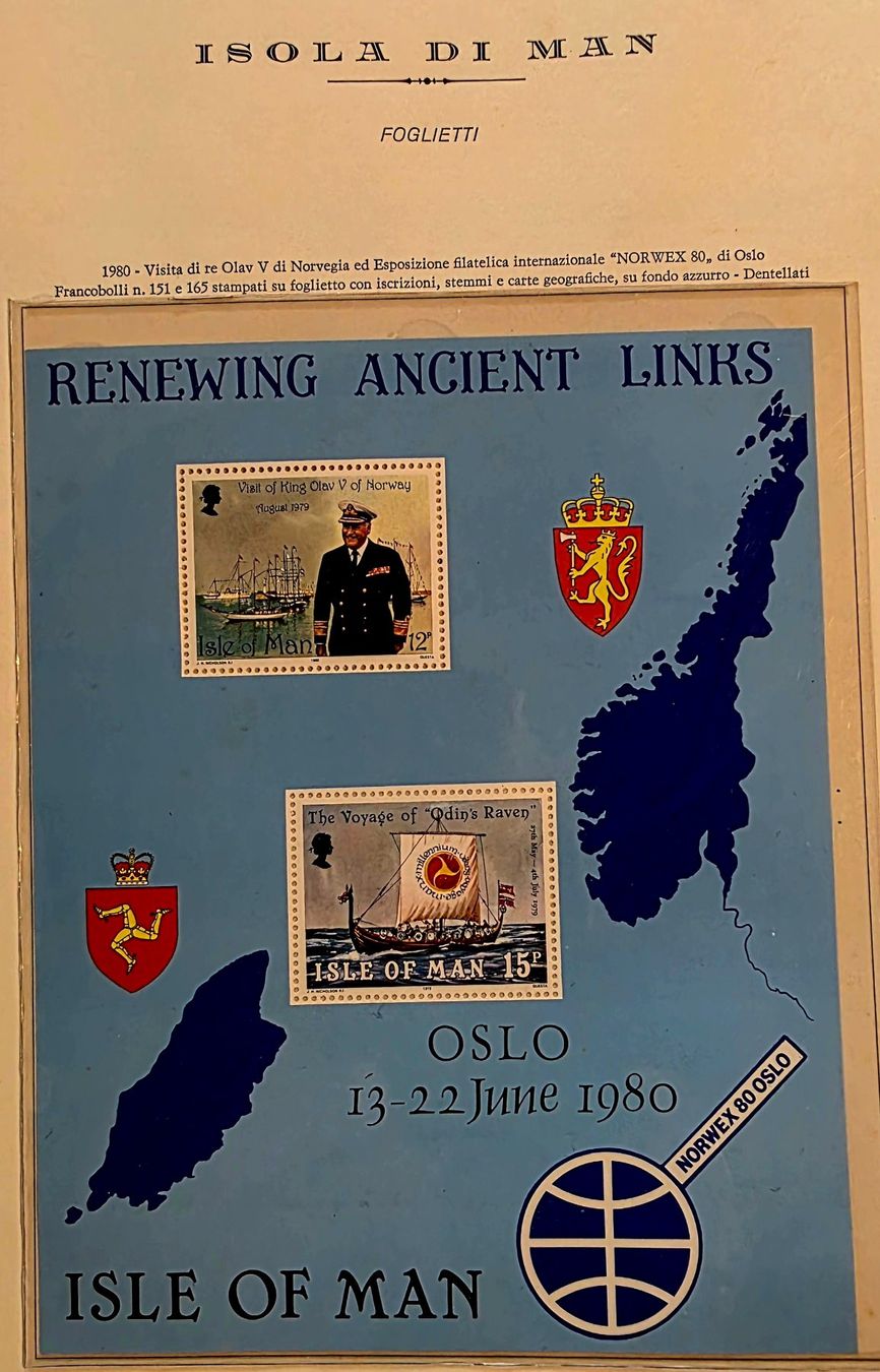 Isola di man Foglietto Renewing Ancient Links Neu 1980 (Gebraucht) in ...