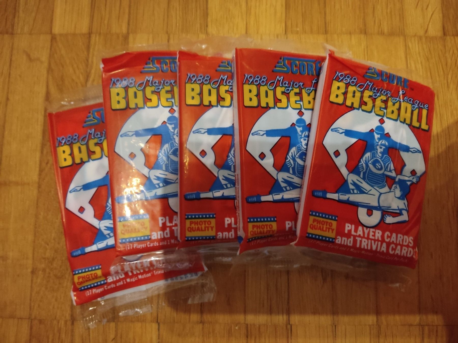 5x 1988 Score MLB Baseball Pack ab 1.- (Neu (gemäss Beschreibung)) in ...