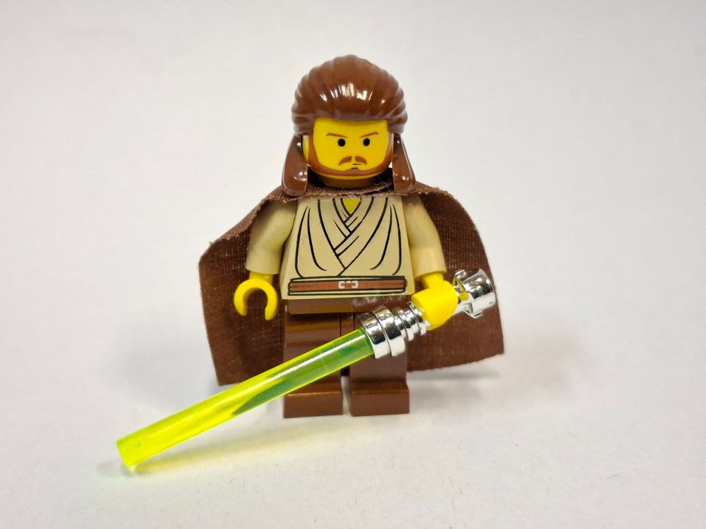 Lego Star Wars Qui-Gon Jinn (Yellow Head) sw0027 (Gebraucht) in Sils im ...