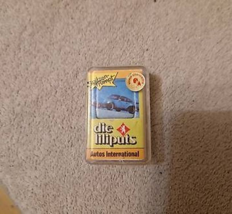 quartett Auto Spielkarten von 1970 sehr selten. (Gebraucht) in ...