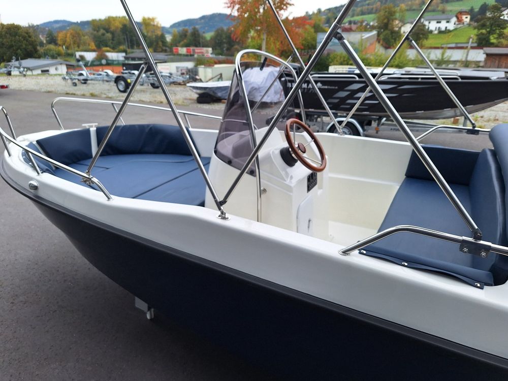 NEU 480 DLX Badeboot Familienboot Motorboot GFK Boot (Neu und ...
