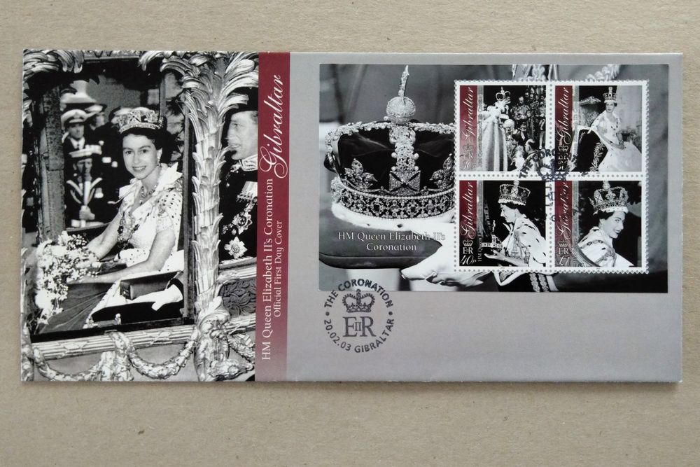 Schöner Brief Queen Elizabeth II 20.02.03 Gibraltar England (Gebraucht ...