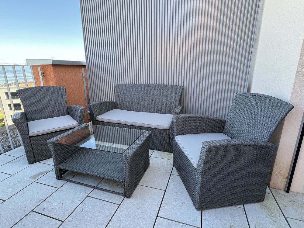 Rattan Lounge Fur Balkon