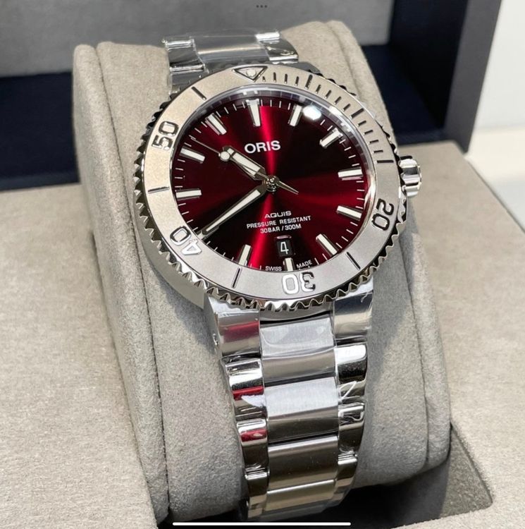 Oris Aquis Date Red Dial 41,5 mm | Kaufen auf Ricardo