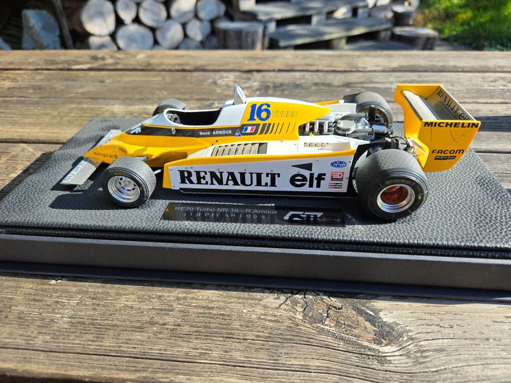 Renault RE20 René Arnoud 1/18 500pces GPREPLICA (Neu und ...