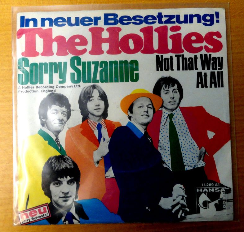SI THE HOLLIES sorry Suzanne HANSA DE 1969 | Kaufen auf Ricardo