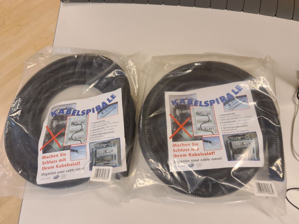 2x REV Kabelspiral flexibel 2,5m ab 1.- (Neu und originalverpackt) in Krinau für CHF 2 – mit ...