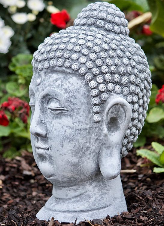 Buddha Steinskulptur Steinfigur Sculpture en pierre (Neu und ...