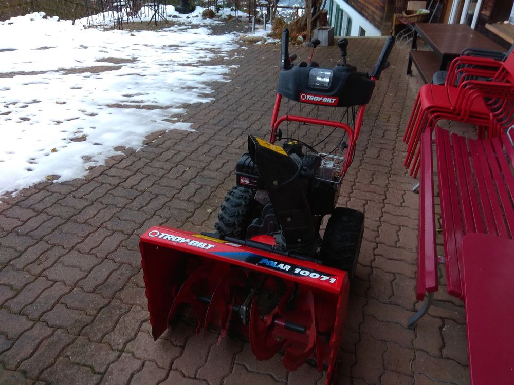 Schneefräse Troy-Bilt Polar 10071 (Gebraucht) in für CHF 260 – nur Abholung auf Ricardo kaufen