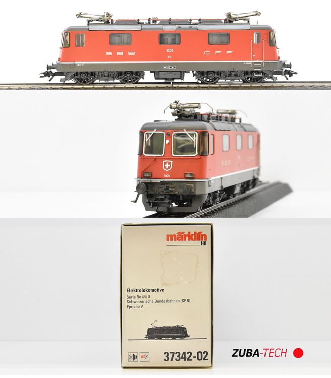 Märklin 37342 E-Lok Re 4/4 II SBB H0 WS Digital mit OVP (Gebraucht) in ...