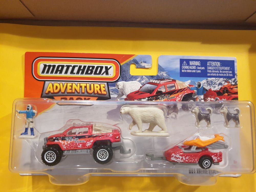 Matchbox ADVENTURE PACK MBX ARCTIC EXPLORER (Neu und originalverpackt ...
