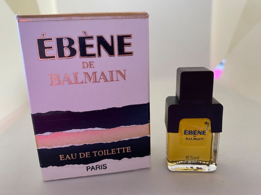 Miniature eau de toilette Ébène Balmain (Neu und originalverpackt) in ...
