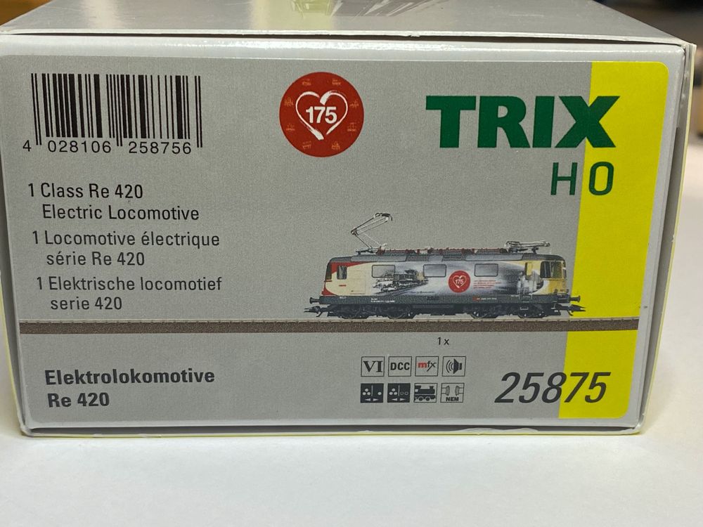H0 Trix SBB Re 420 Art. 25875, "175 Jahre Schweizer Bahnen" (Neu und originalverpackt) in ...