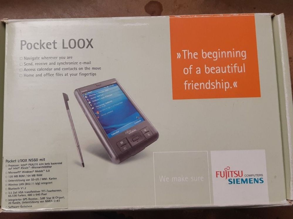 Fujitus Siemens Pocket Loox N560 (Neu (gemäss Beschreibung)) in Stetten ...