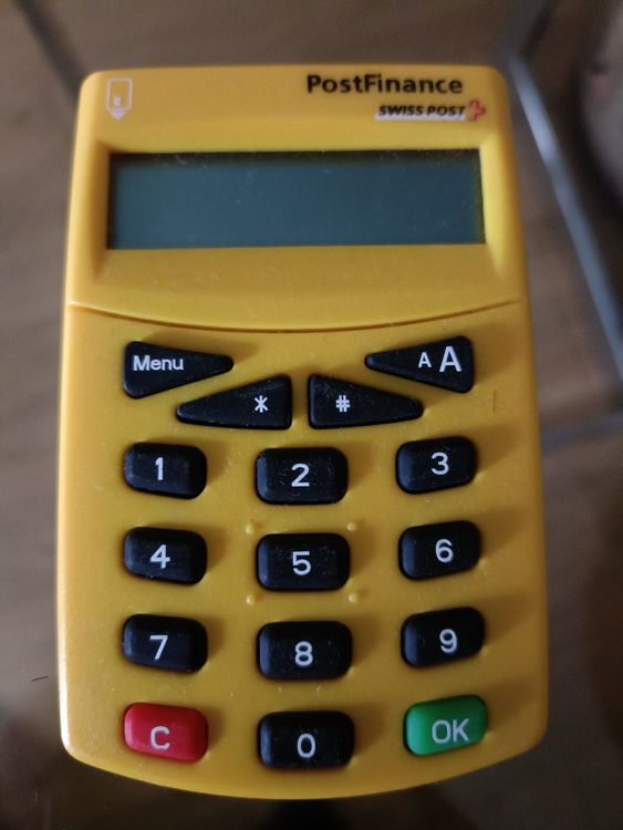Postfinance TAN-Generator Kartenlesegerät (Gebraucht) in Sankt Gallen ...