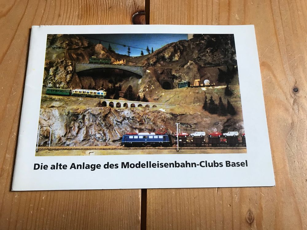 brochure: die alte anlage des modelleisenbahn-clubs basel (Gebraucht ...
