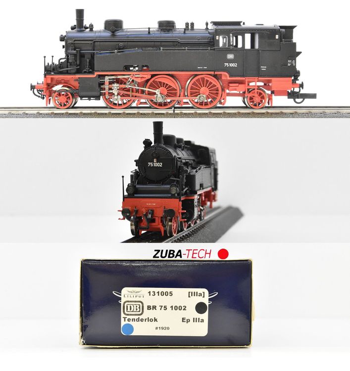 Liliput 131005 Dampflok BR 75 DB H0 GS Analog mit OVP (Gebraucht) in St. Gallen für CHF 92 – mit ...
