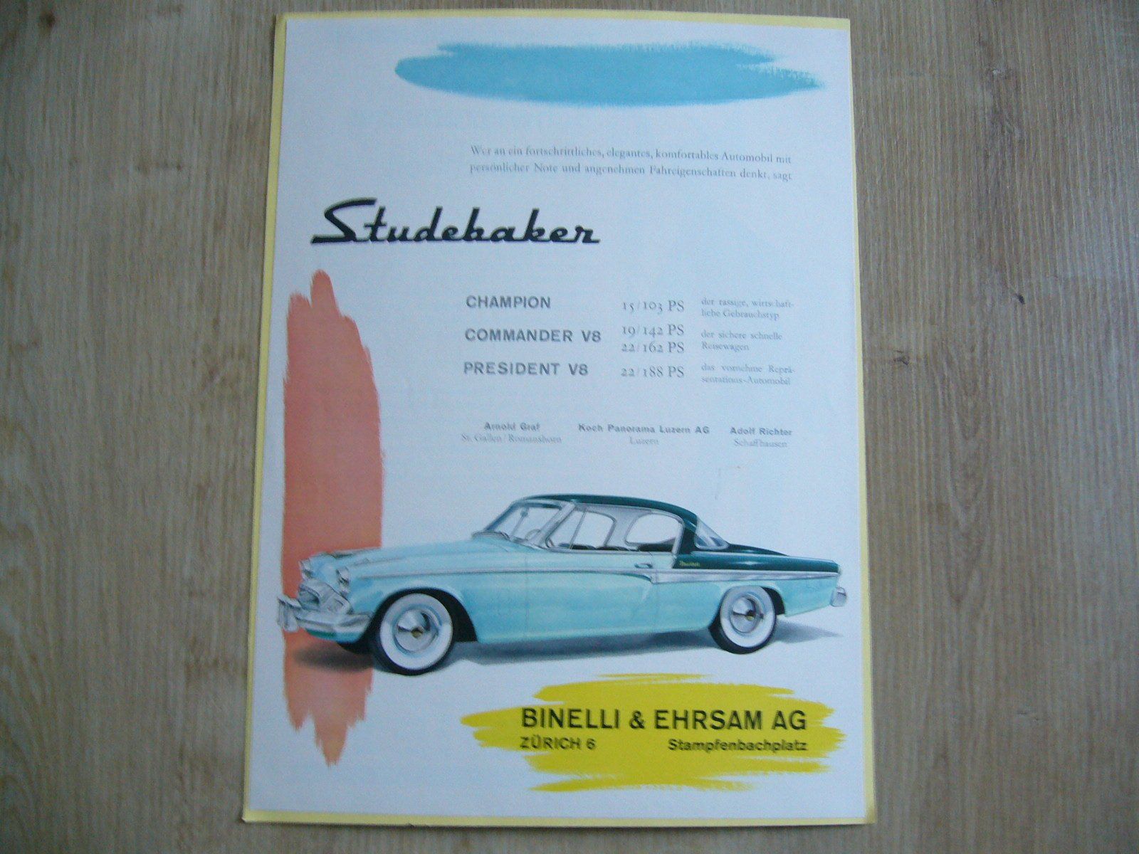 Reklame, Studebaker (Gebraucht) in Wolhusen für CHF 5 – mit Lieferung ...