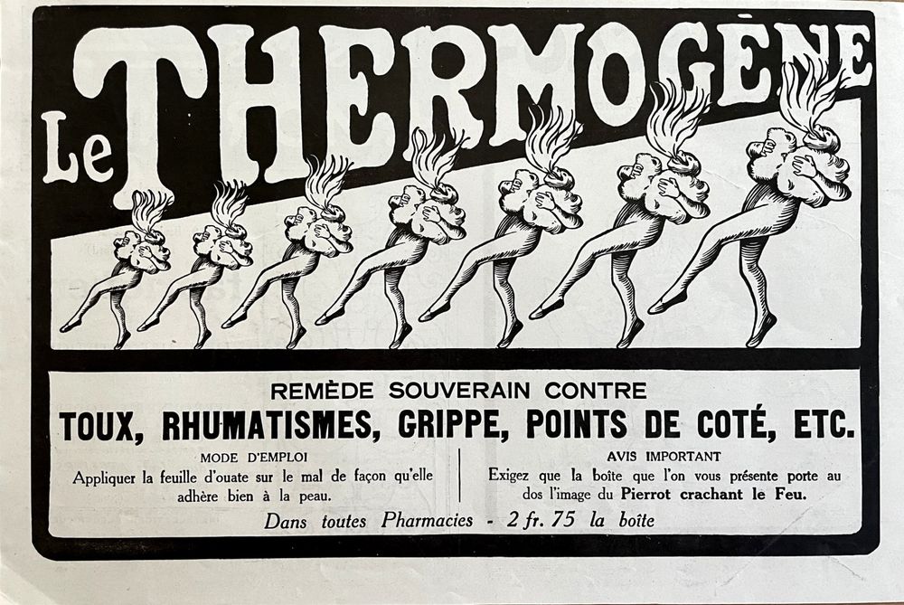 Le Thermogène Cappiello - Alte Werbung / Publicité 1924 (Gebraucht) in ...