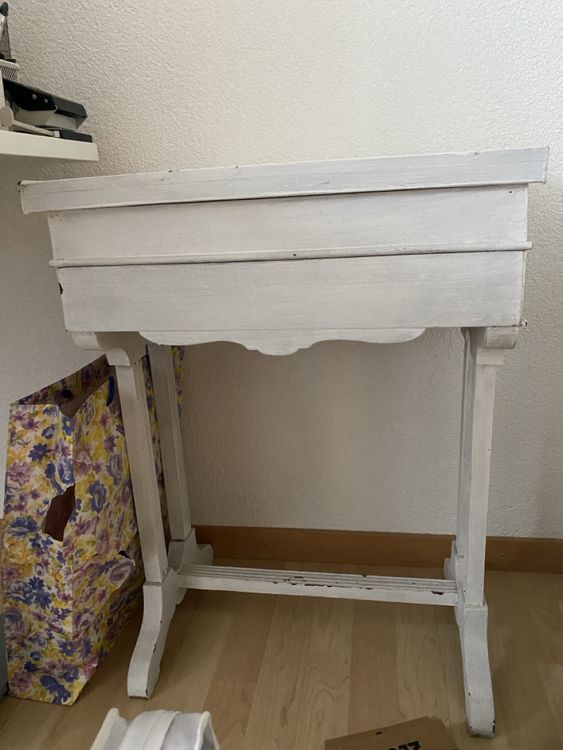 Antiker Shabby Chic Tisch/Sekretär weiss | Kaufen auf Ricardo