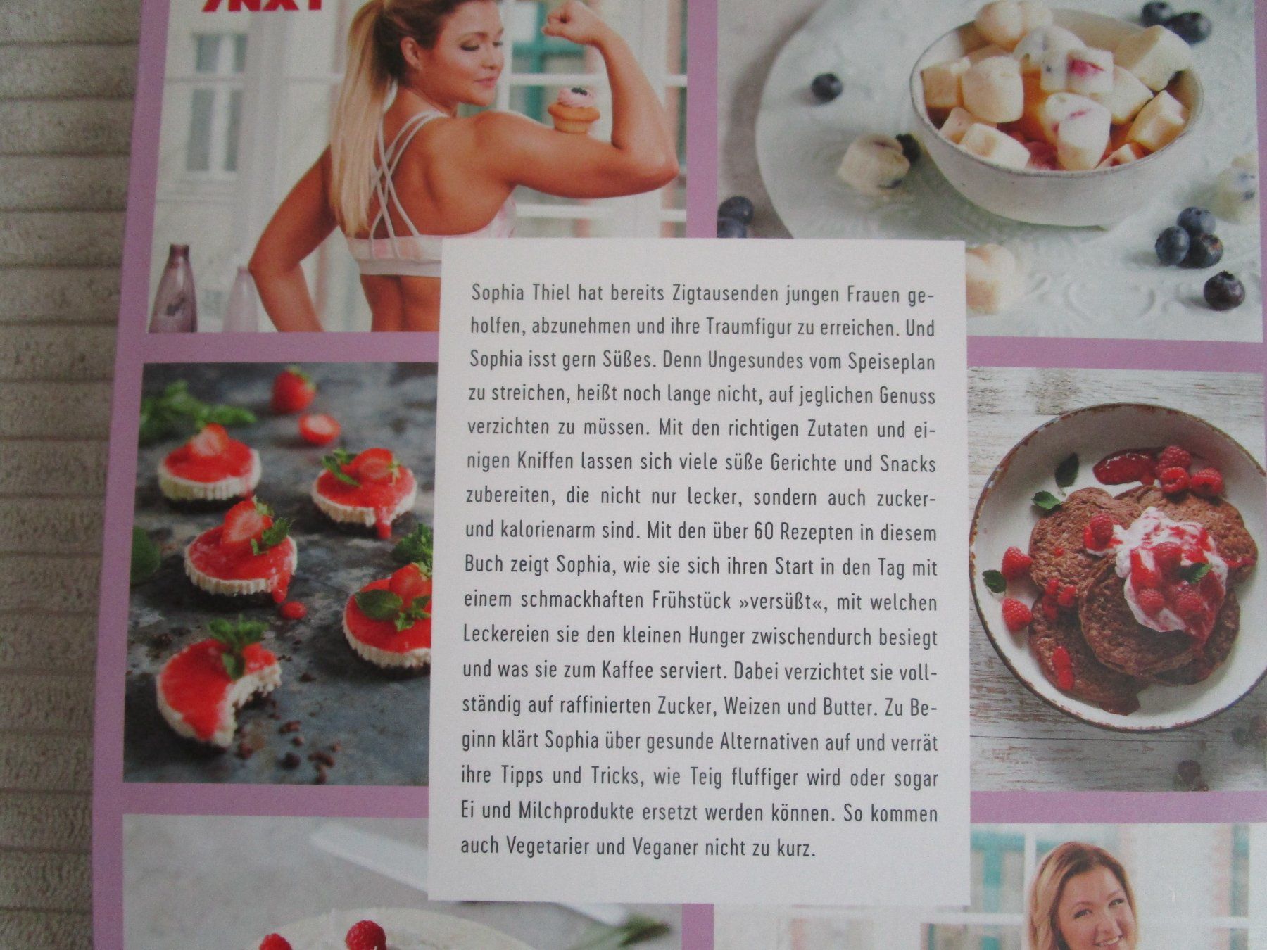 Sophia Thiel Kochbuecher: Fitness Sweets + Schlank & Fit! (Gebraucht ...