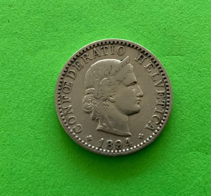 20 Rp. Münze Jahrgang 1894 | Kaufen auf Ricardo