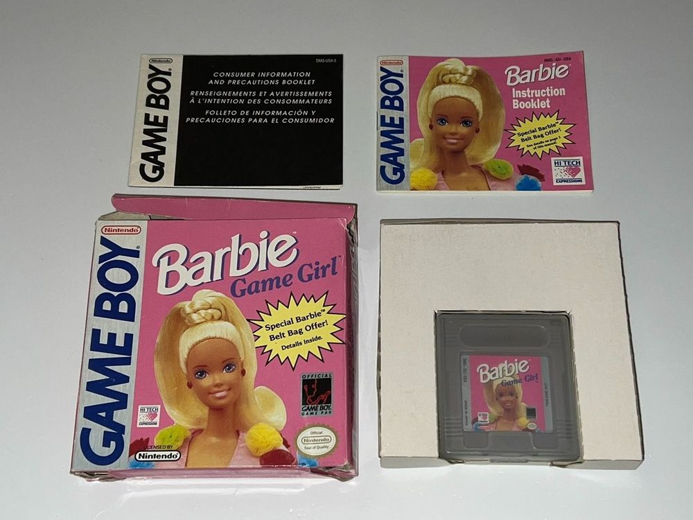 Nintendo Game Boy Classic (GB) Spiel - Barbie: Game Girl OVP | Kaufen ...