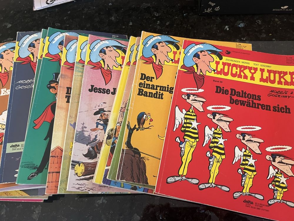 Lucky Luke Comic Sammlung - Nostalgie pur! (Gebraucht) in Dörflingen ...