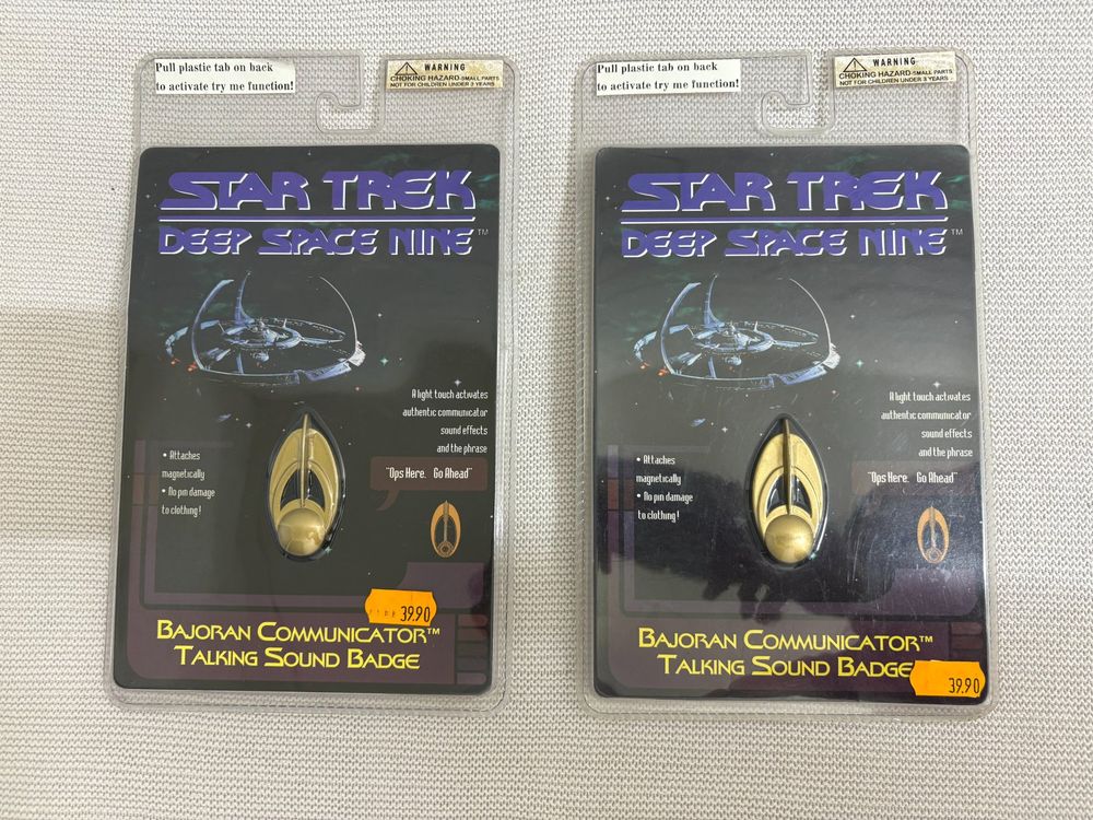 NEU Star Trek Deep Space Nine Communicator Badge OVP Rarität (Neu und ...