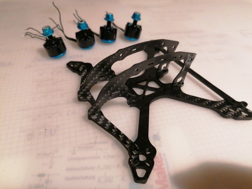 FPV Drohne / Micro Quad Frame mit Motoren | Kaufen auf Ricardo