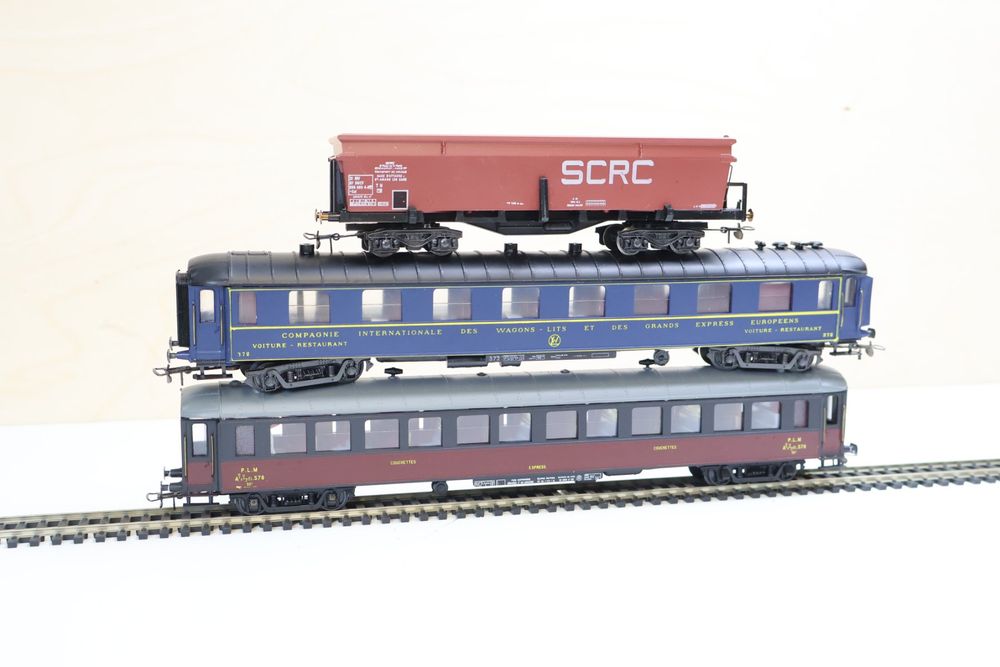 France Trains 3 x CIWL Orient Express / PLM / Güterwagen H0 (Gebraucht ...