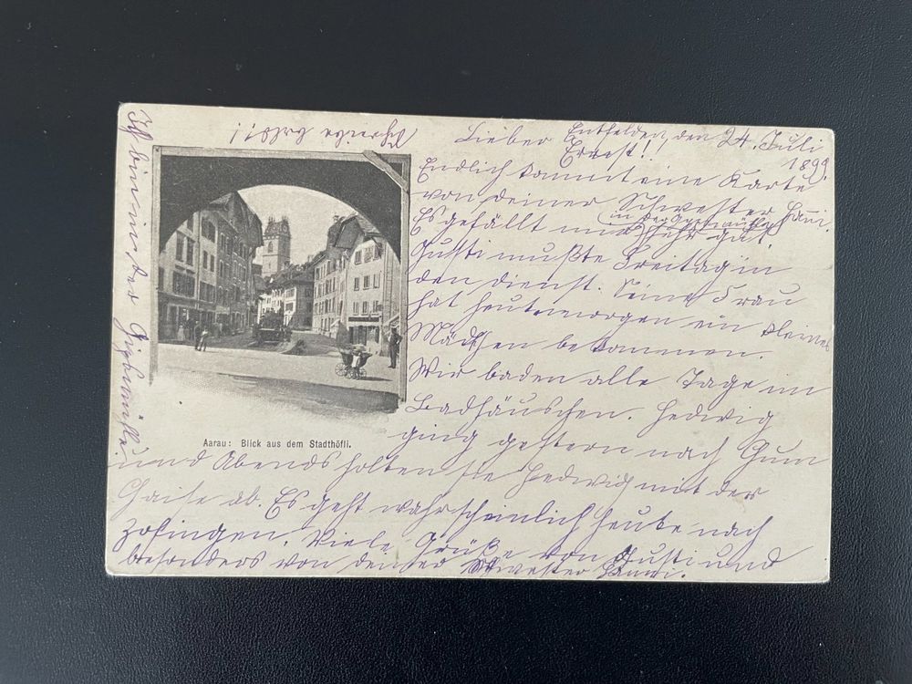 AK AG Aarau, Blick aus dem Stadthöfli (Gebraucht) in Thal für CHF 1 – mit Lieferung auf Ricardo ...