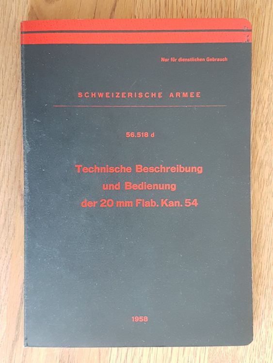 Techn. Beschreibung und Bedienung der 20 mm Flab. Kan. 54 | Kaufen auf ...