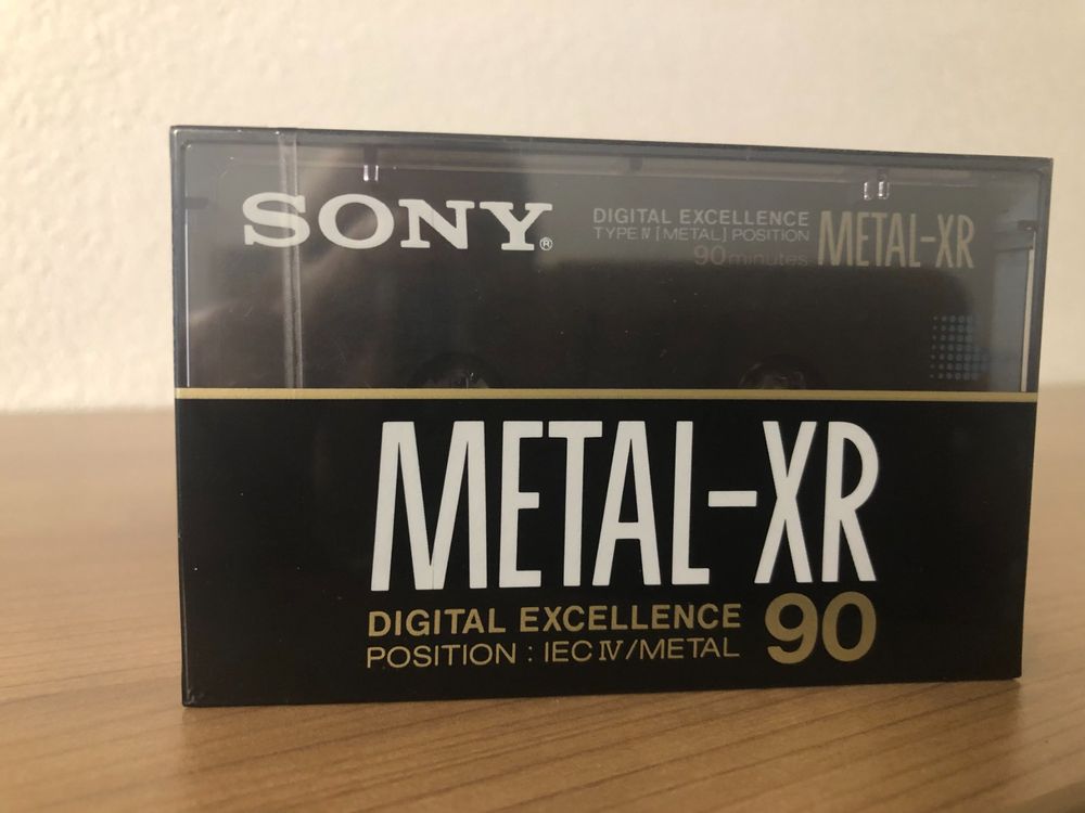 SONY Metal-XR 90 Excellence Top Type IV Kassette original! (Neu und ...