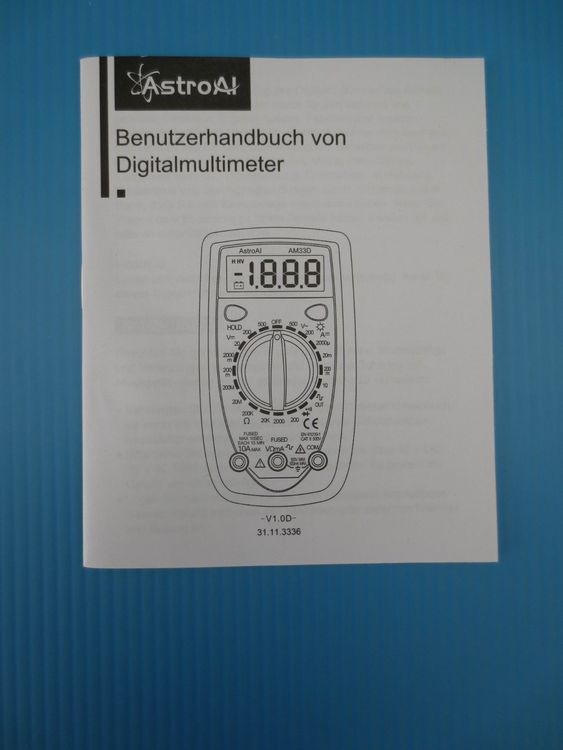 Messgerät Multimeter AC/DC Spannung, DC Strom, Widerstand | Kaufen auf ...