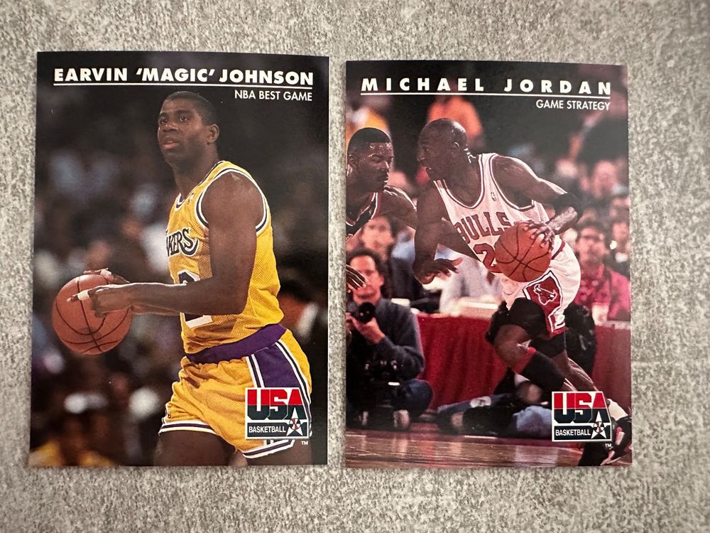 Skybox US-T Superstars Michael Jordan/ Earvin“Magic“ johnson | Kaufen ...
