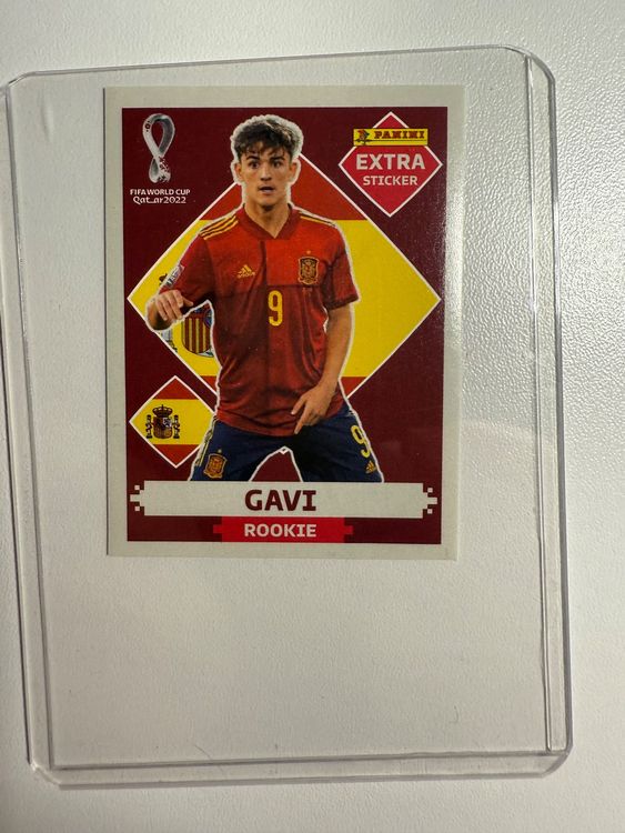 Panini WM 2022 Qatar Extra Sticker Gavi Base | Kaufen auf Ricardo