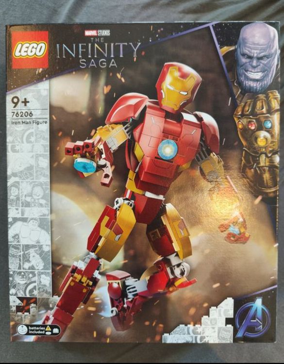 Lego Iron Man Figur 76206 Infinity Saga (Neu und originalverpackt) in ...