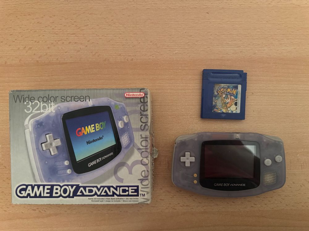 Game Boy Advance + Pokémon version Bleu (D'occasion) à Le Locle pour ...