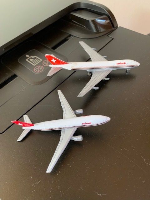 Zwei Swissair Flugi 1:600 (Gebraucht) in zollikon für CHF 20 – mit ...