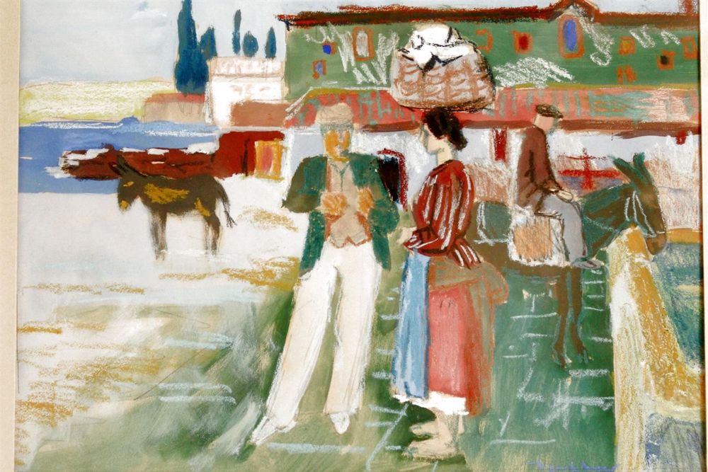 HANS GORDON JEGERLEHNER (Swiss, 1906-1974) Figurengruppe (Gebraucht) in ...