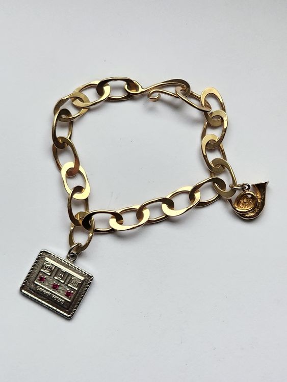 Armband mit Charm Anhänger General Motors Vintage RUBINE (Gebraucht) in ...