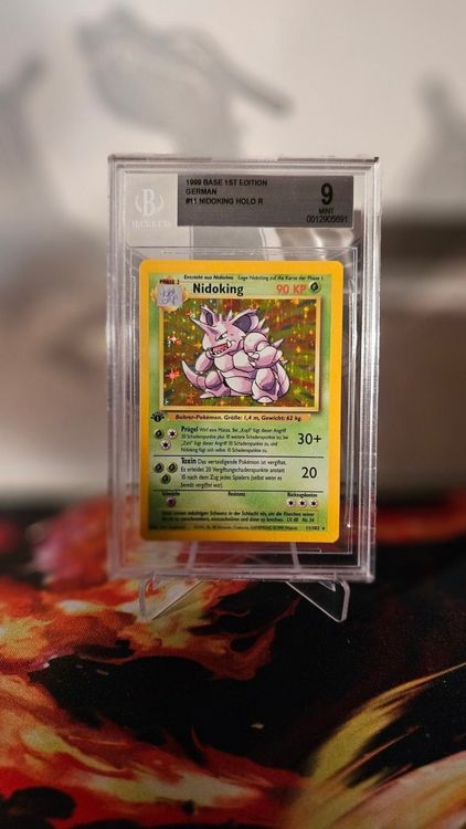 Pokemon - Nidoking - 1. Edition - Base Set - BGS 9 PSA 10 ? | Kaufen ...